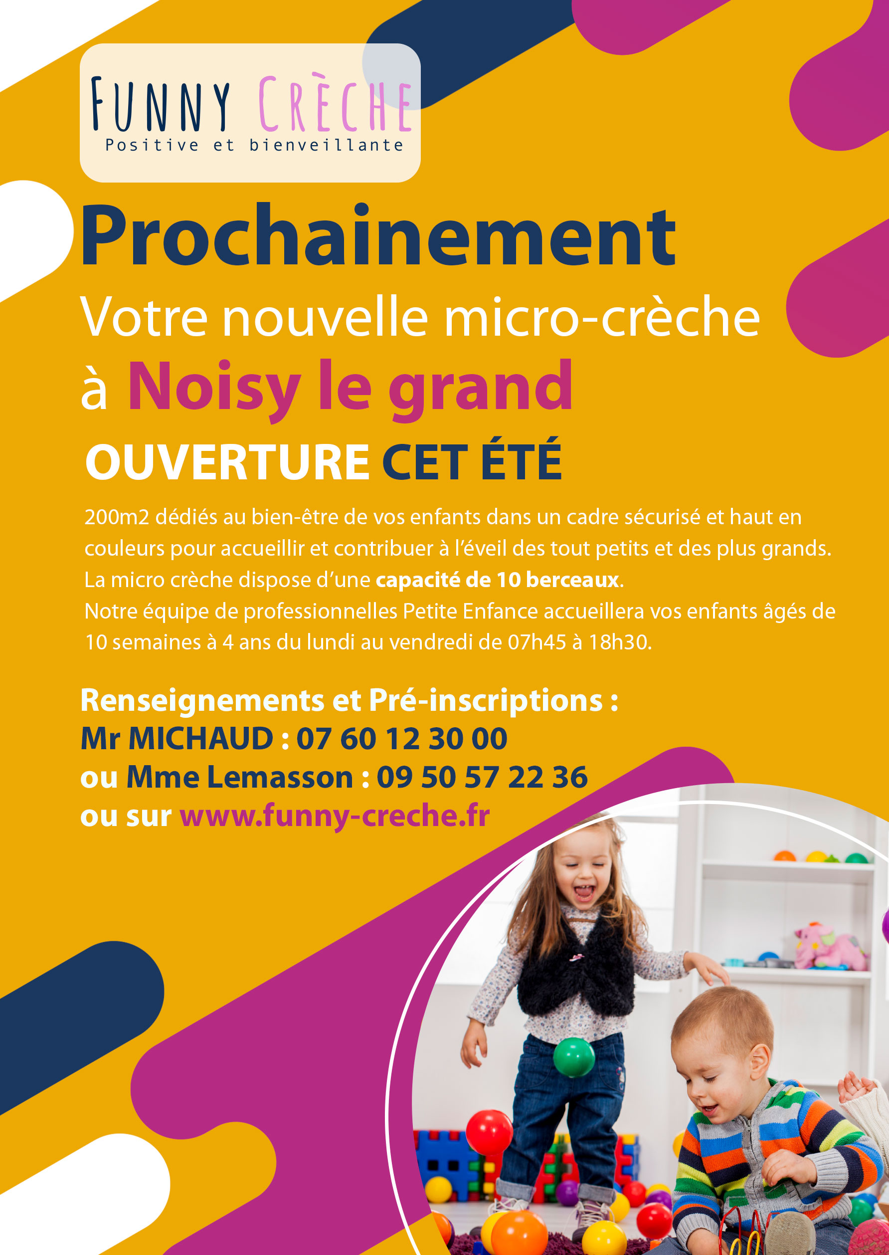 Funny Crèche - La micro-crèche privée - Page d'accueil
